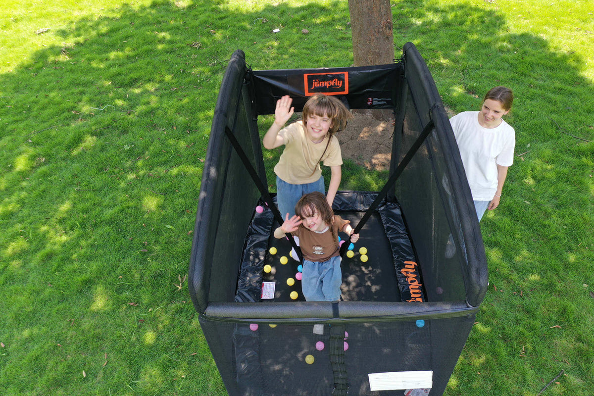 6FT Toddler Trampoline for Kids with Swing | JumpFly Trampolines
